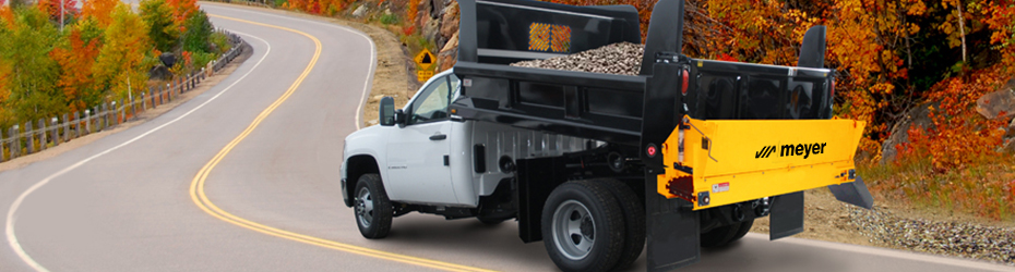 Cross Conveyor | Dump Truck Tailgate Salt Spreaders | Meyer